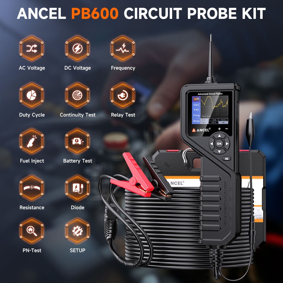 Car Oscilloscope Circuit Tester Component Activation&Injector ...