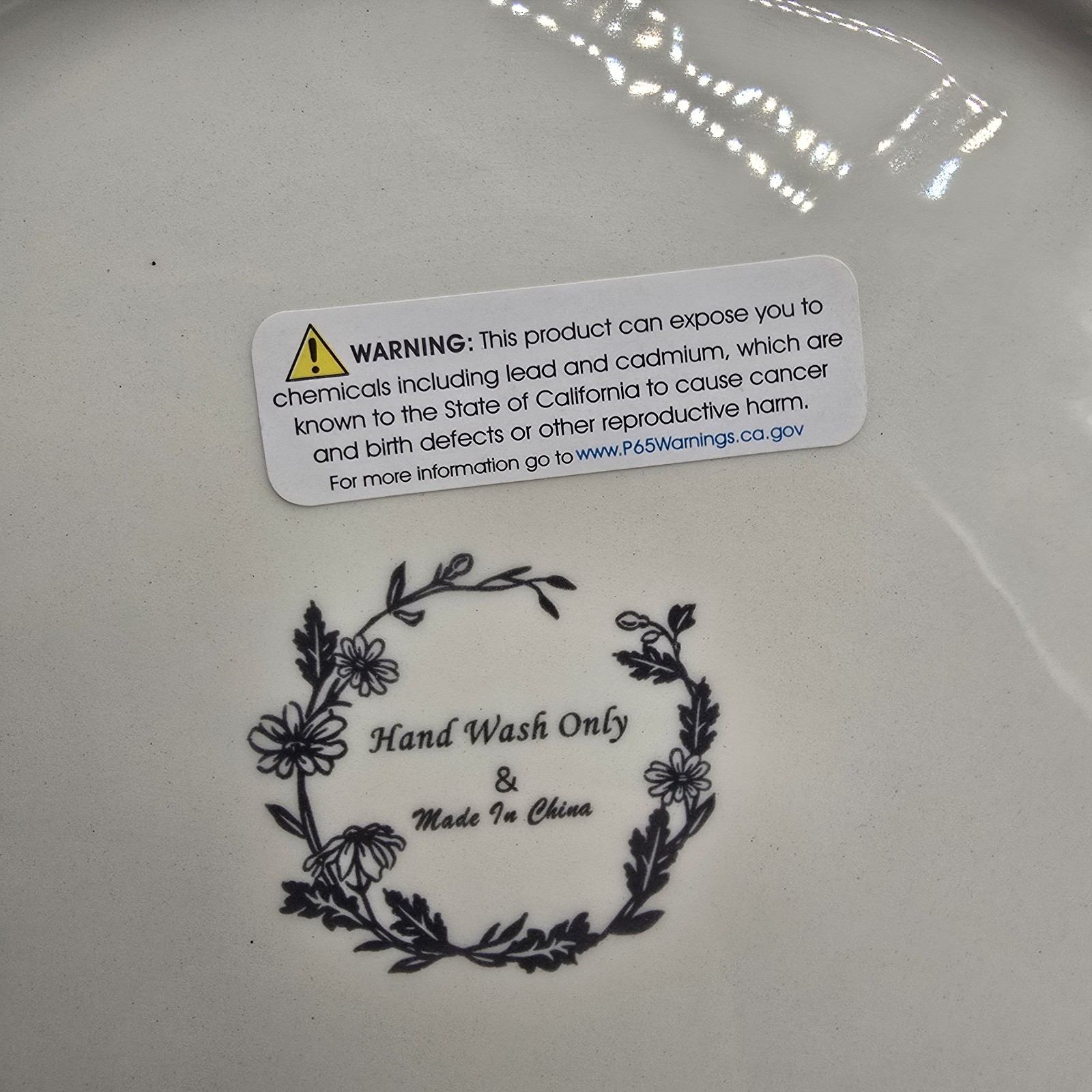 x6 Maxcera Easter Bunny Rabbit Blue White Roses Toile Dinner Plates Set ...