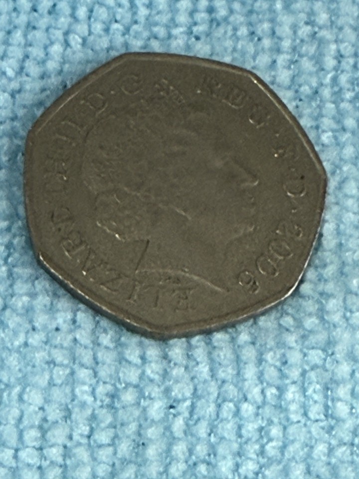 2006 Fifty Pence 50p VC Victoria Cross World War 2 End 60years Coin ...