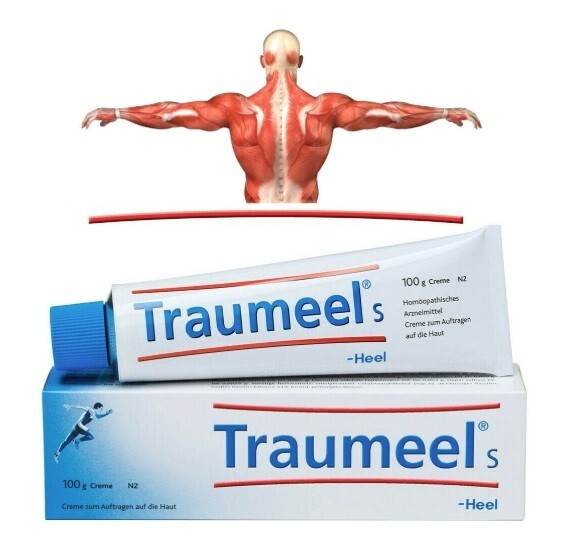 Traumeel S Anti Inflammatory Homeopathic 100g Pain Relief Cream- Made ...