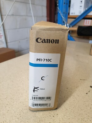 Genuine Canon PFI-710C Cyan Ink for imagePROGRAF TX-2000 TX-3000 TX ...