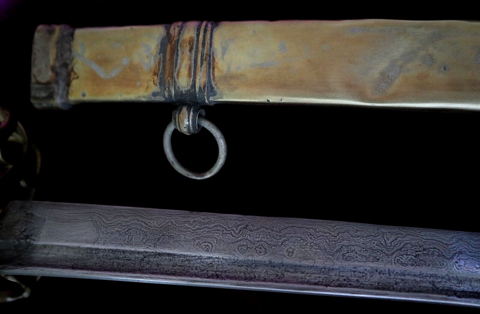 NAPOLEONIC FRENCH LION HEAD HIGH OFFICER GRAND ARMEE SWORD DAMASCUS ...