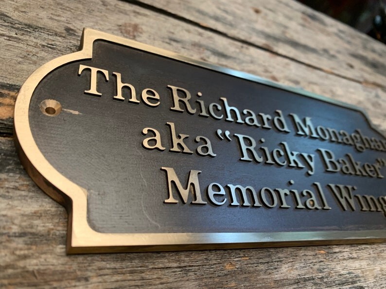 Cast Brass custom door signs & plaques - Custom language plaques ...