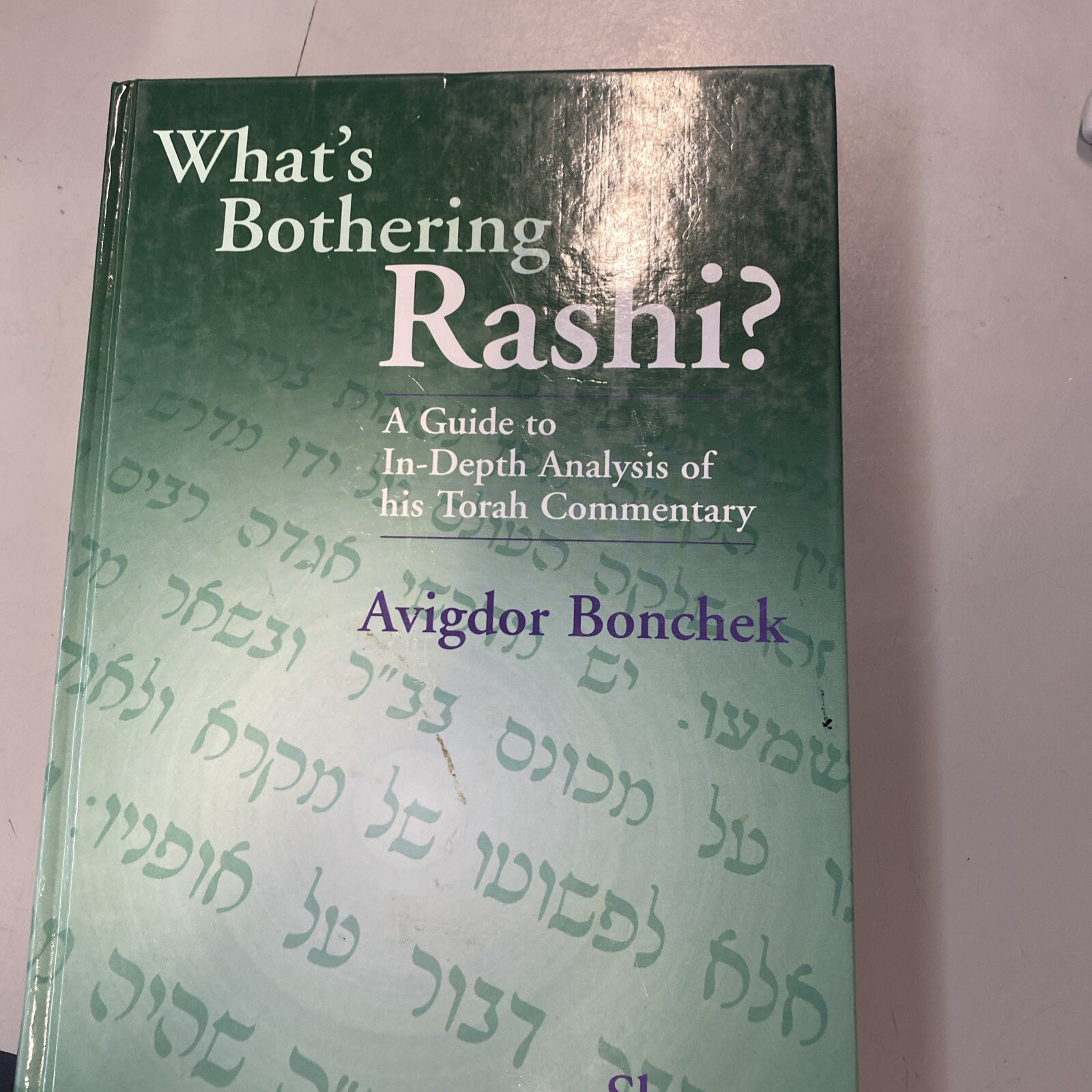 What’s Bothering Rashi? Shemos. Avigdor Bonchek. | eBay