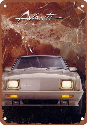METAL SIGN - 1989 Avanti Vintage Ad 02 - Old Retro Rusty Look | eBay