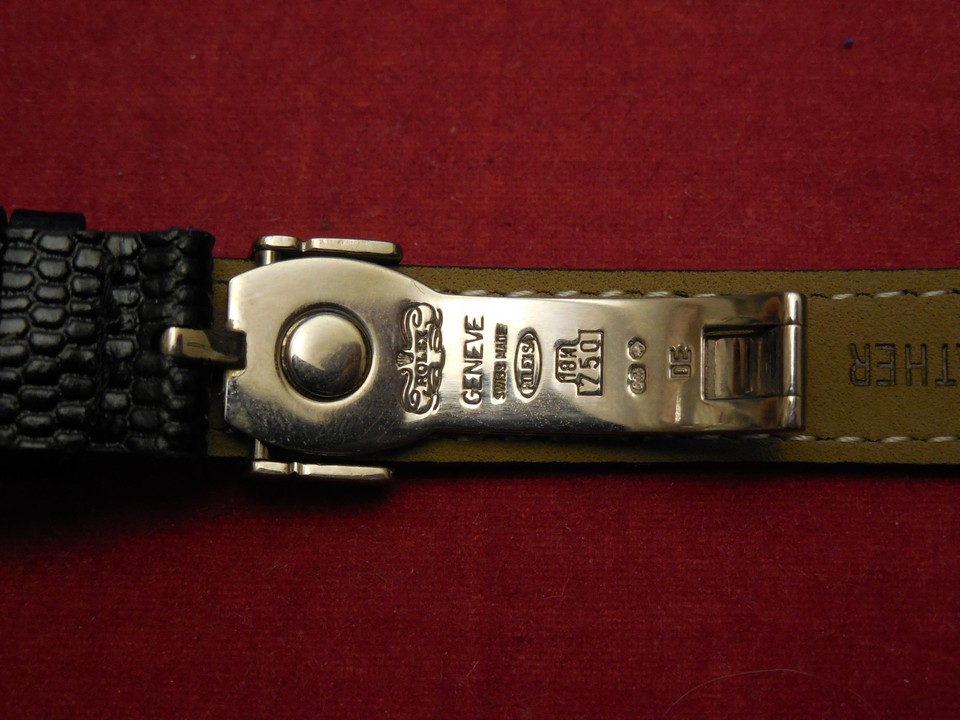 GENUINE ROLEX 18K WHITE GOLD DEPLOYMENT CLASP BUCKLE BAND BRACELET 14MM ...