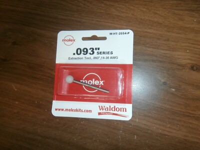 WALDOM MOLEX HT-2054-P EXTRACTION TOOL .093" (14-30 AWG),NEW | eBay