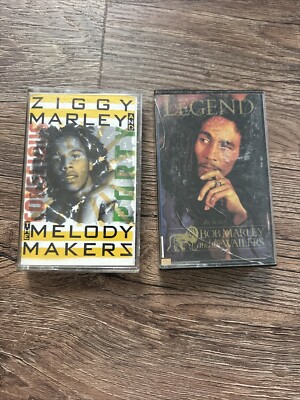 Bob Marley Legend Cassette Tape 1984 & Ziggy Marley Conscious Party ...