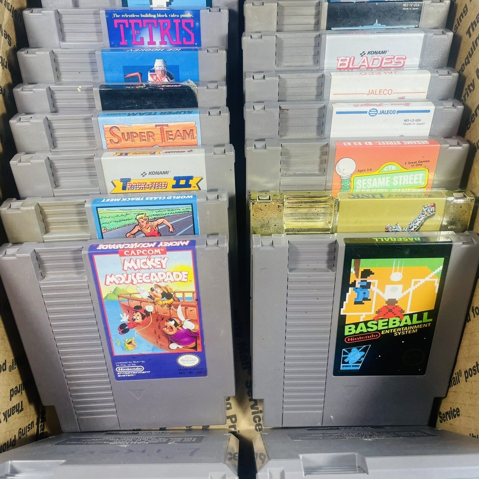 20 GAME LOT NES Nintendo ORIGINAL Games TESTED GUARANTEE SUPER MARIO ...