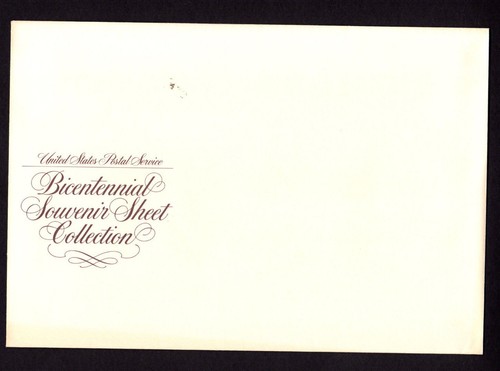 SCOTT # 1686-1689 Bicentennial Souvenir Sheet Collection U.S. MNH of 4 ...