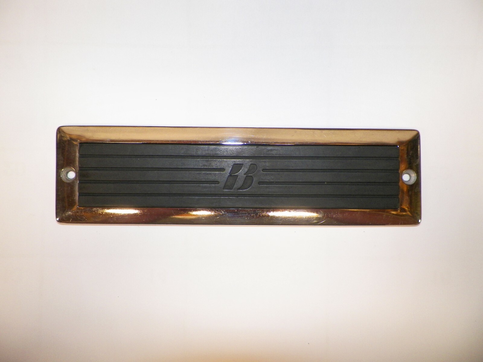 Bayliner Capri Boat Gunnel Deck Step Pad Chrome & Black Rubber OEM | eBay