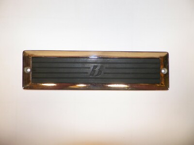 Bayliner Capri Boat Gunnel Deck Step Pad Chrome & Black Rubber OEM | eBay