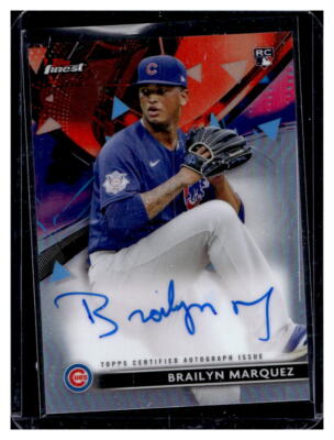 2021 Finest #FA-BM Brailyn Marquez Autograph RC | eBay