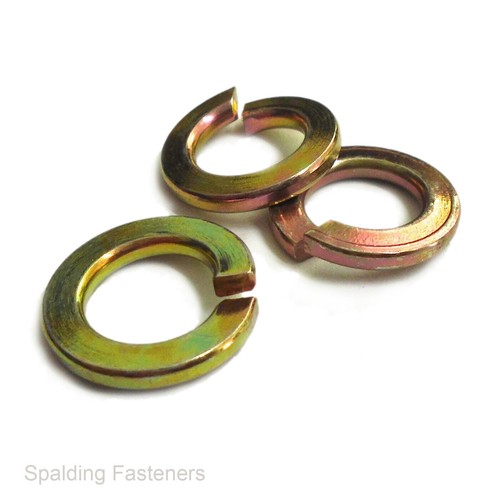 Zinc Yellow Metric Rectangular Spring Washers M5 M16 | eBay