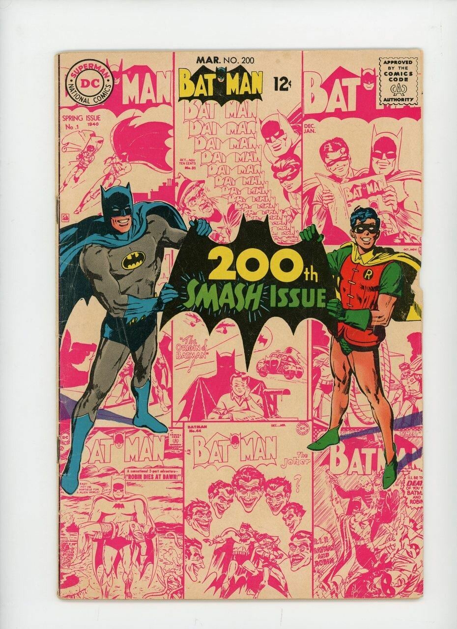 BATMAN #200 | DC | March 1968 | Vol 1 | 1st Neal Adams artwork on title ...