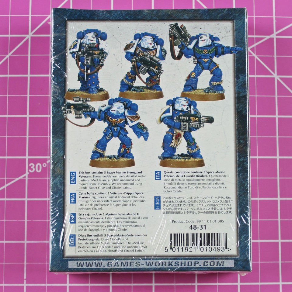 Warhammer 40K Space Marine Sternguard Veteran Squad (Metal) OOP Citadel ...