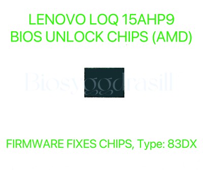 LENOVO LOQ 15AHP9, ADMIN NO PASSWORD FIRMWARE FIXES BIOS CHIP Type ...