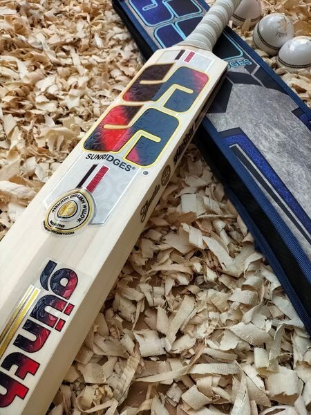 English Willow Cricket Bat Thick Edges Grade 1 Full Size Short Handle ...