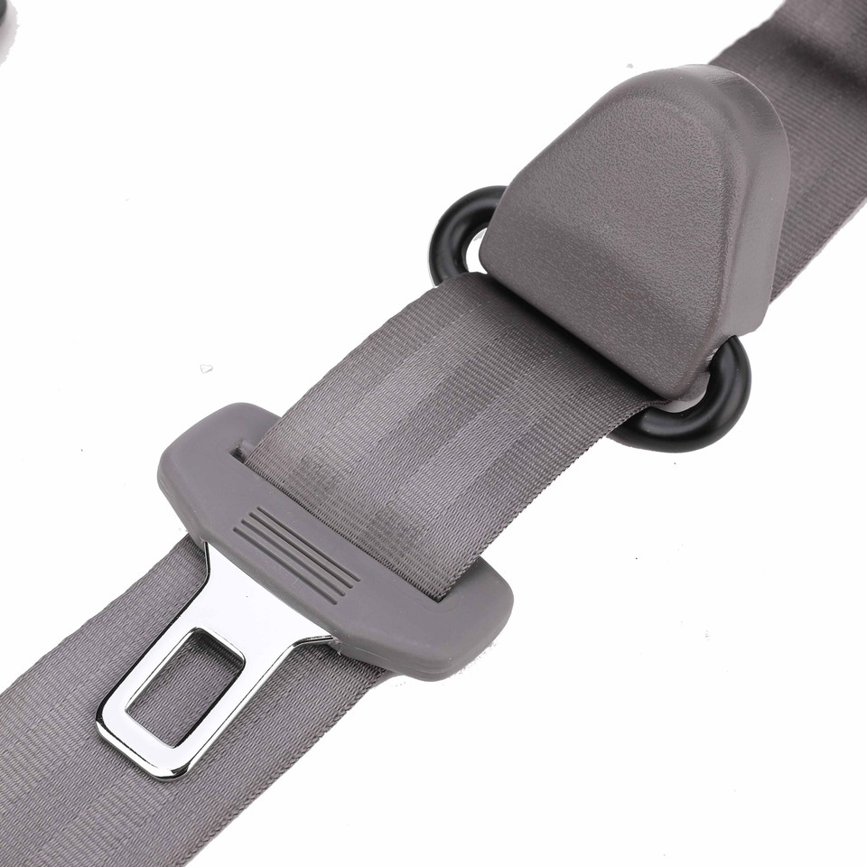 2 Set Retractable 3 Point Harness Car Safety Seat Strap Seat Belt Auto ...