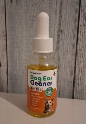 Pup Labs Ear Clear, Natural Dog Ear Cleaner and Infection Treatment for ...