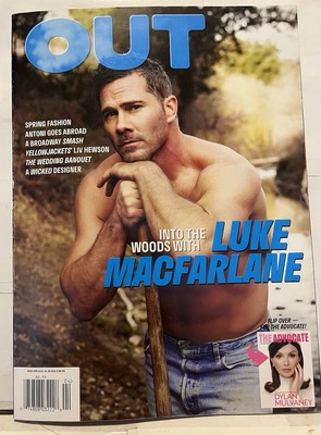 OUT w/ Luke Macfarlane & The ADVOCATE Dylan Mulvaney Magazine Mar/Apr ...