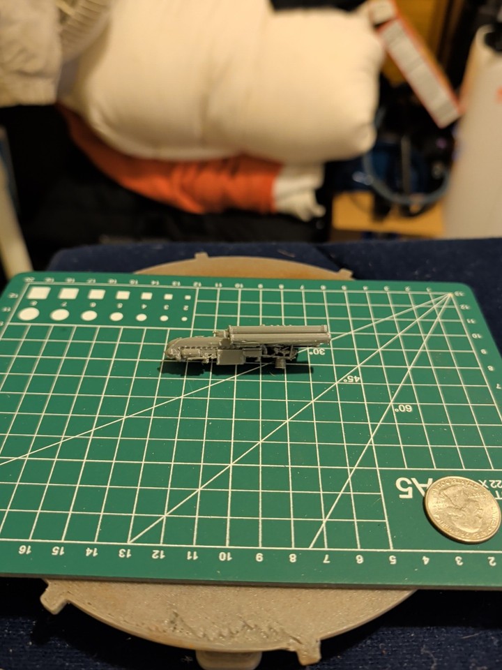 3d Printed 2.5-in Model Battlestar Galactica Fleet Plumbers Ship ...