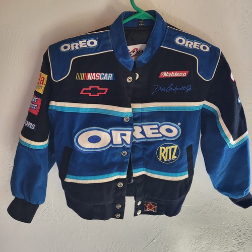 Vtg Chase Dale Earnhardt Jr Oreo Jacket XL #3 Ritz Nascar Nabisco ...
