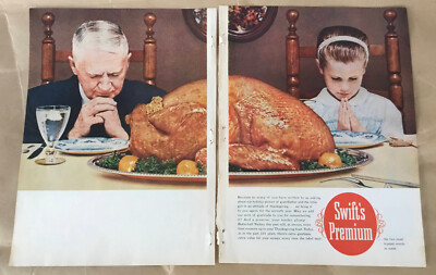 Swift’s turkey print ad 1965 vintage retro 1960s food art decor ...