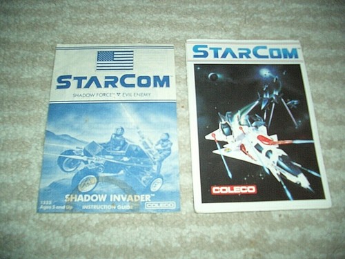 Starcom coleco Shadow force evil enemy notice d'origine + catalogue 2 ...