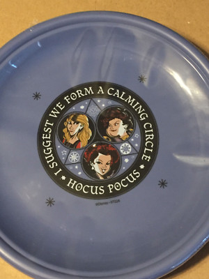HOCUS POCUS LIGHT BLUE PLASTIC REUSABLE PLATES 9" X 9" 4 CT | eBay
