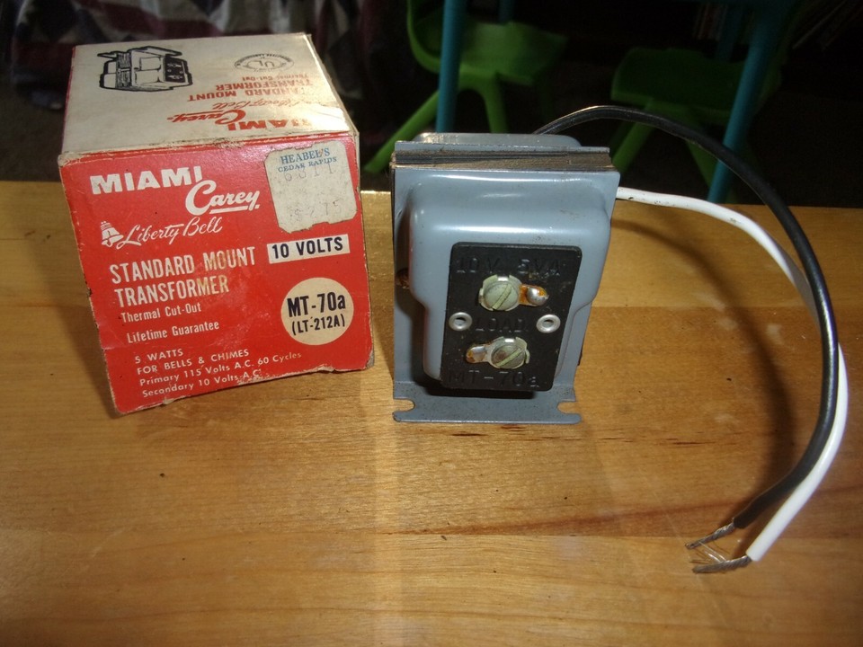 Miami Carey Liberty Bell Standard Mount Transformer MT70A 10 volt (LT ...