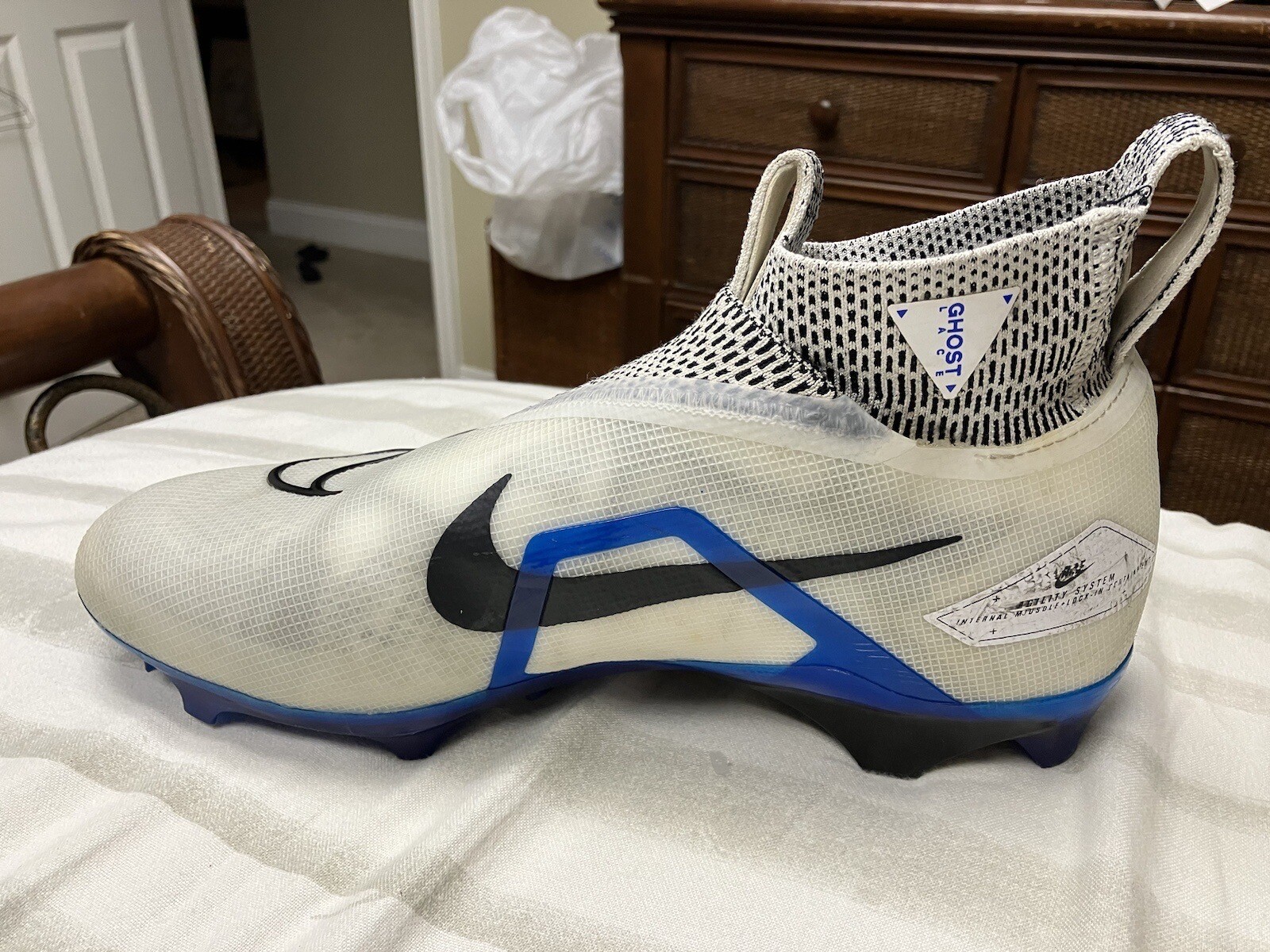 Nike Alpha Menace Elite 3 Flyknit Ghost Lace Football… - Gem