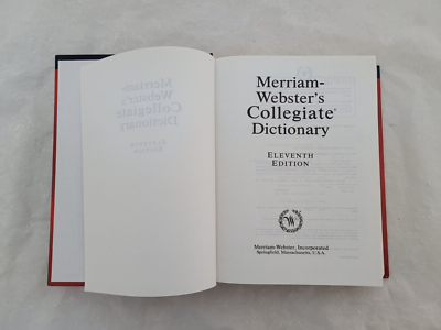 Merriamwebster39s Collegiate Dictionary Tenth Edition Webster's New