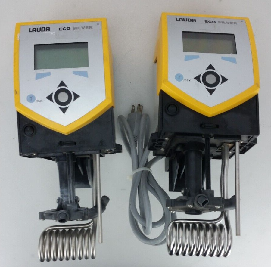 AS-IS Lot Of2 LAUDA ECO Silver Heated Immersion Water Bath Circulator ...