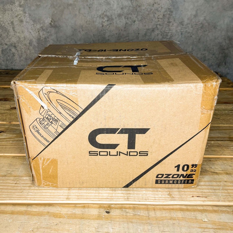 Used CT Sounds OZONE-10-D2 800 Watts RMS 10 Inch Car Subwoofer - Dual 2 ...