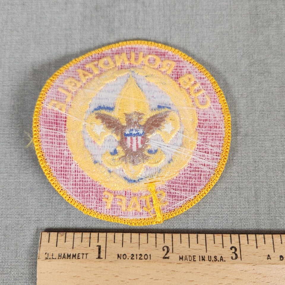 Vintage CUB ROUNDTABLE STAFF Patch Boy Scout Adult NOT Cub Scouts BSA ...