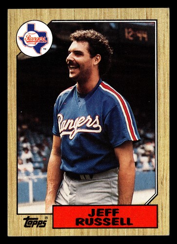Jeff Russell 1987 Topps #444 Texas Rangers | eBay