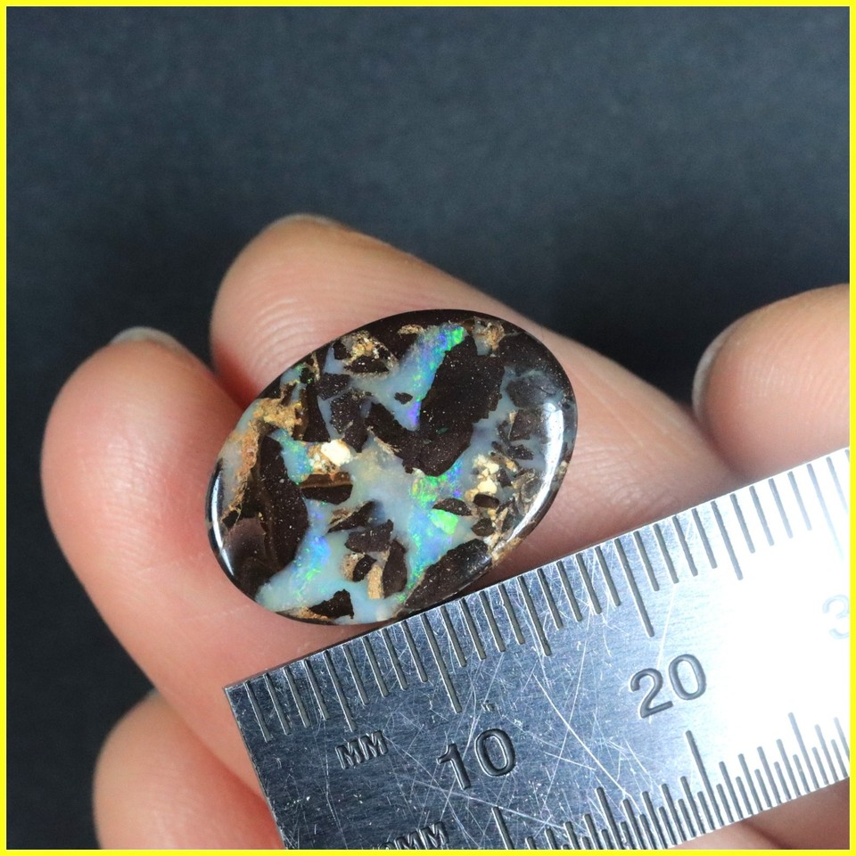 14.9ct Natural AUSTRALIAN OPALTON Boulder Opal Stone Kucina Opals+VIDEO | eBay Australia