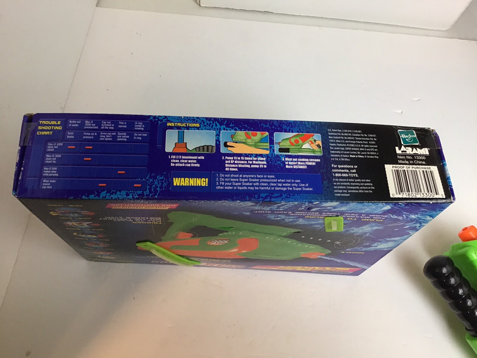 2Vintage Super Soaker Max-D 3000 Squirt Gun Pistol NEW in Box-Larami ...
