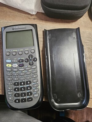 TI-84 Silver Plus Edition - Black Graphing Calculator w/ Cover -Tested ...