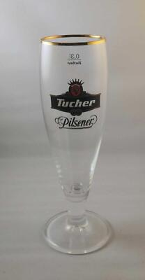 2 Tucher Pilsener Biergläser, 0,3 l, Glas, Kneipe, Party, Bier, 2 Stück ...