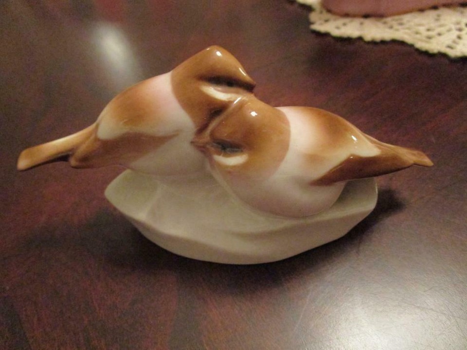 "Zsolnay Pecs" Hungary Blue Birds Blue Tit Ducks Figurines Art Deco ...