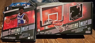 NBA Starting Lineup Joel Embiid and Backboard Playset | eBay