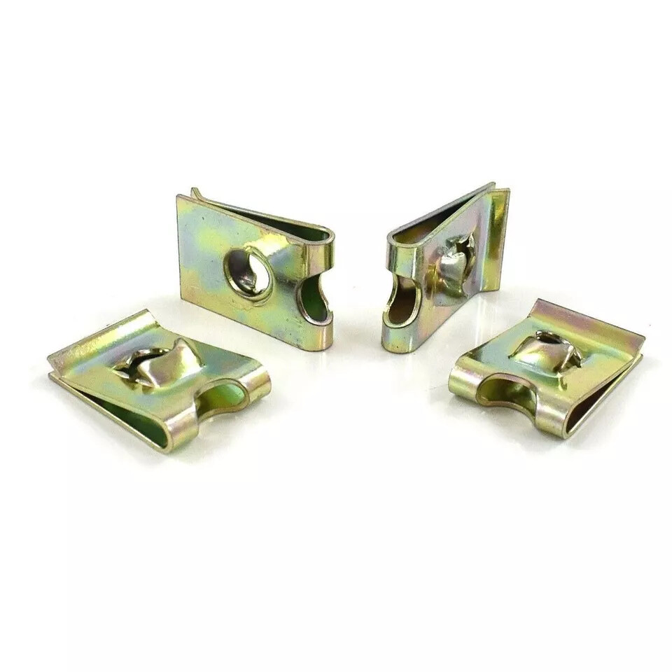 110pcs/set ASSORTED PIECE U NUT KIT SPIRE CLIPS ZINC SPEED FASTENERS ...