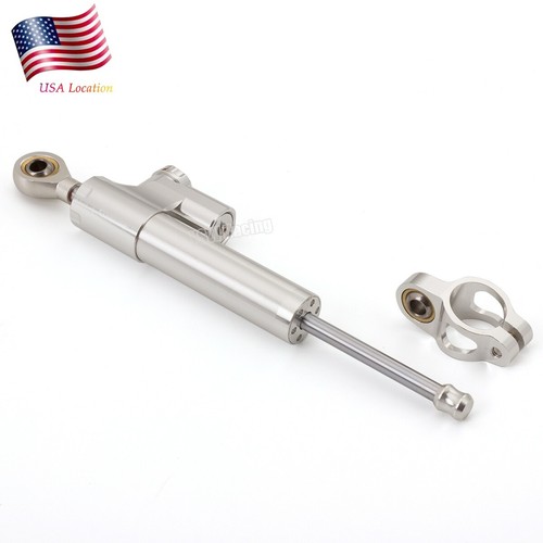 Motor Dirt Bike Universal CNC Adjust Steering Damper Stabilizer Safety ...