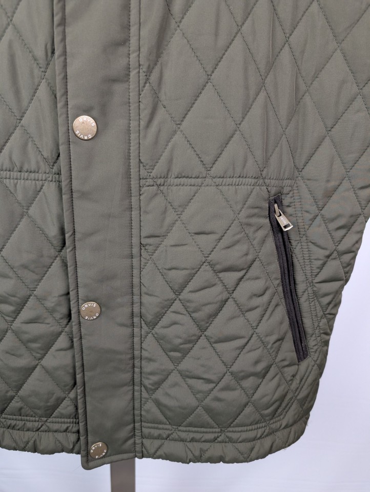 ORVIS Quilted Green Vest Jacket Sz XL Full Zip Insulated Men's | eBay UK