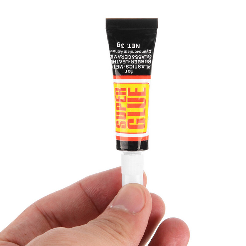 2x Super Glue Adhesive Instant Wood Rubber Metal Glass Cyanoacrylate ...