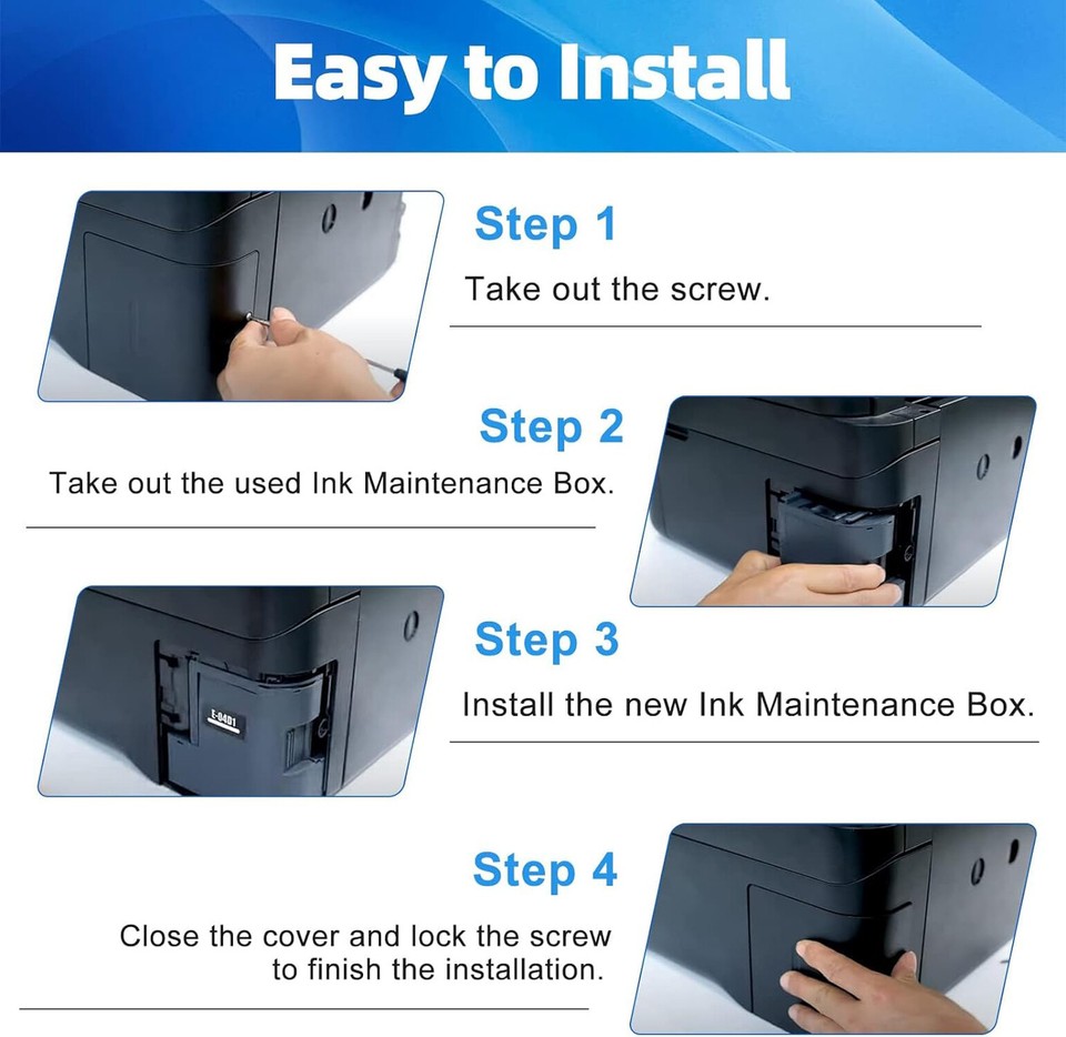 T04D1 Ink Maintenance Box For ET-15000 ET-3750 ET-3760 WF-2860 ET-4760 ...