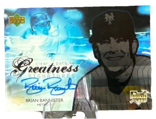 BRIAN BANNISTER Autograph 2006 Upper Deck Clear Path to Greatness ...
