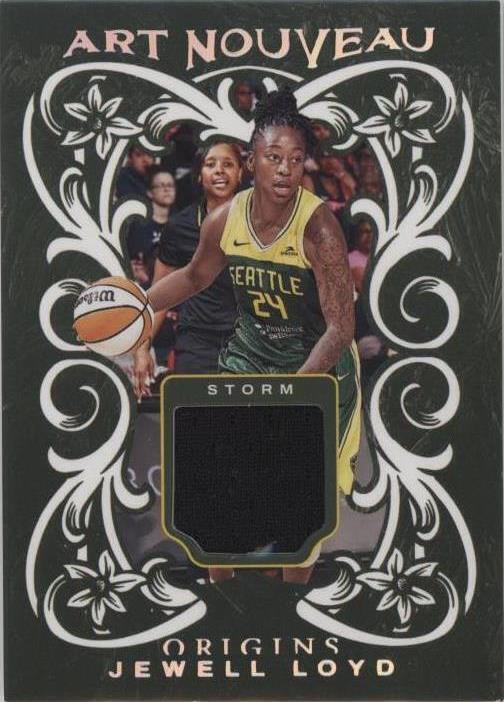 2024 Panini Origins WNBA - Art Nouveau Memorabilia Jewell Loyd #AN-JL ...